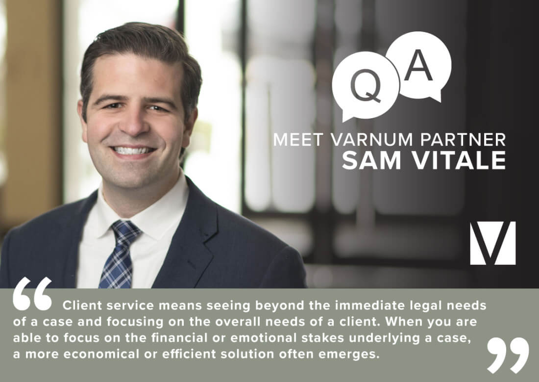 Meet Varnum Partner Sam Vitale - Varnum LLP