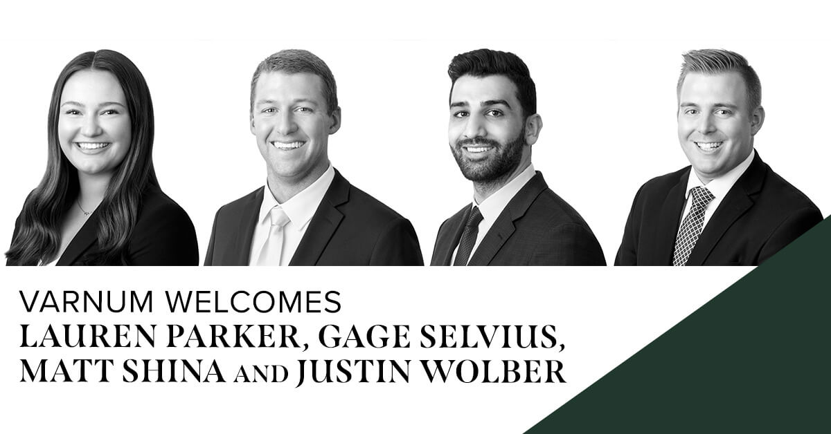 Varnum Welcomes New Associates - Varnum LLP