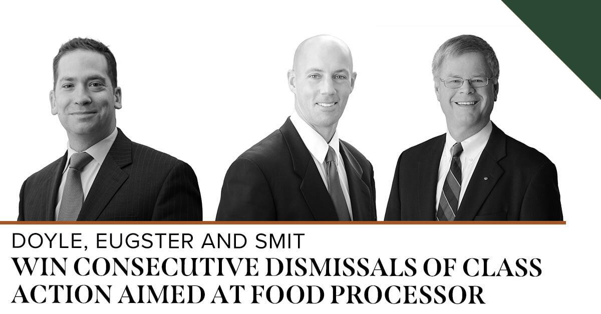 Varnum Wins Second Consecutive Dismissal of Class Action Aimed at Food ...