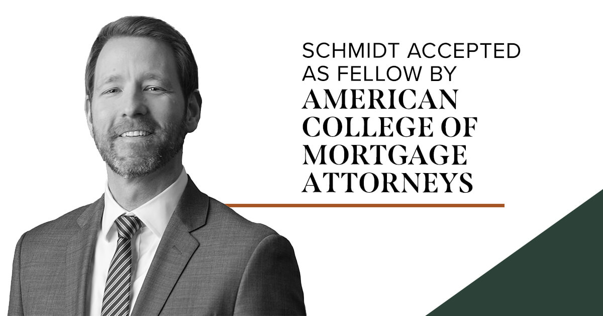 Real Estate Attorney Peter Schmidt Accepted into American College of ...