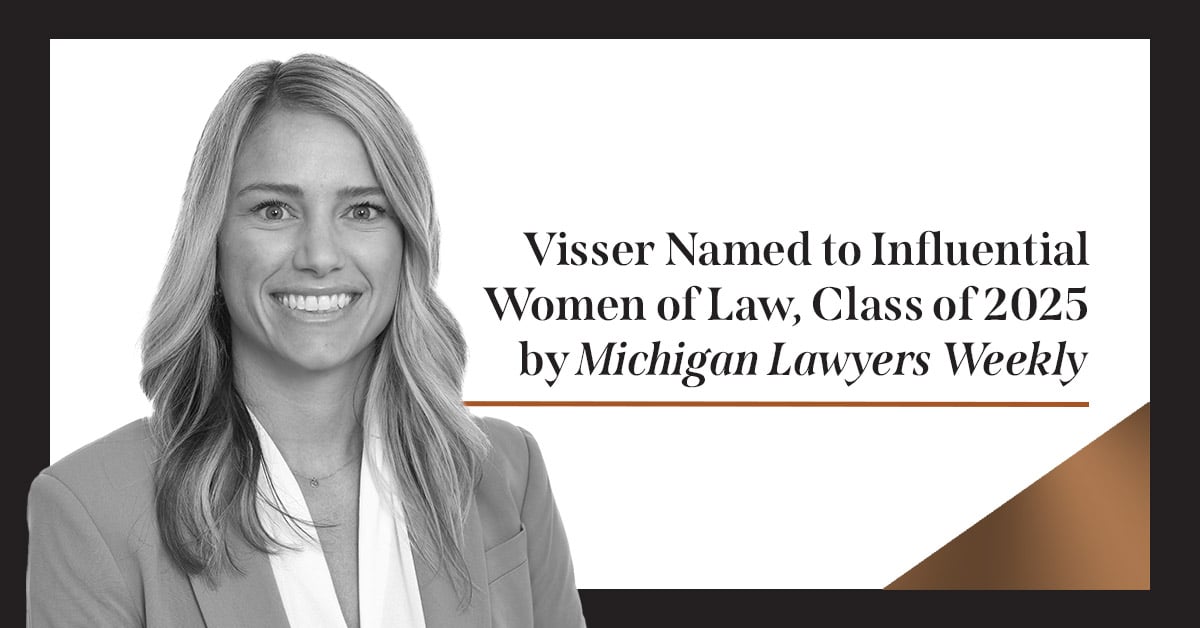 Jessica Visser Named to Influential Women of Law, Class of 2025 by ...