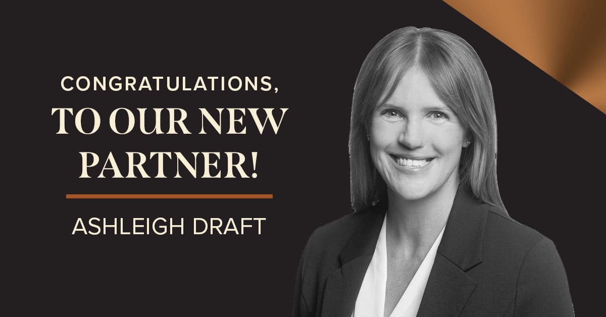Varnum Promotes Ashleigh Draft to the Partnership - Varnum LLP